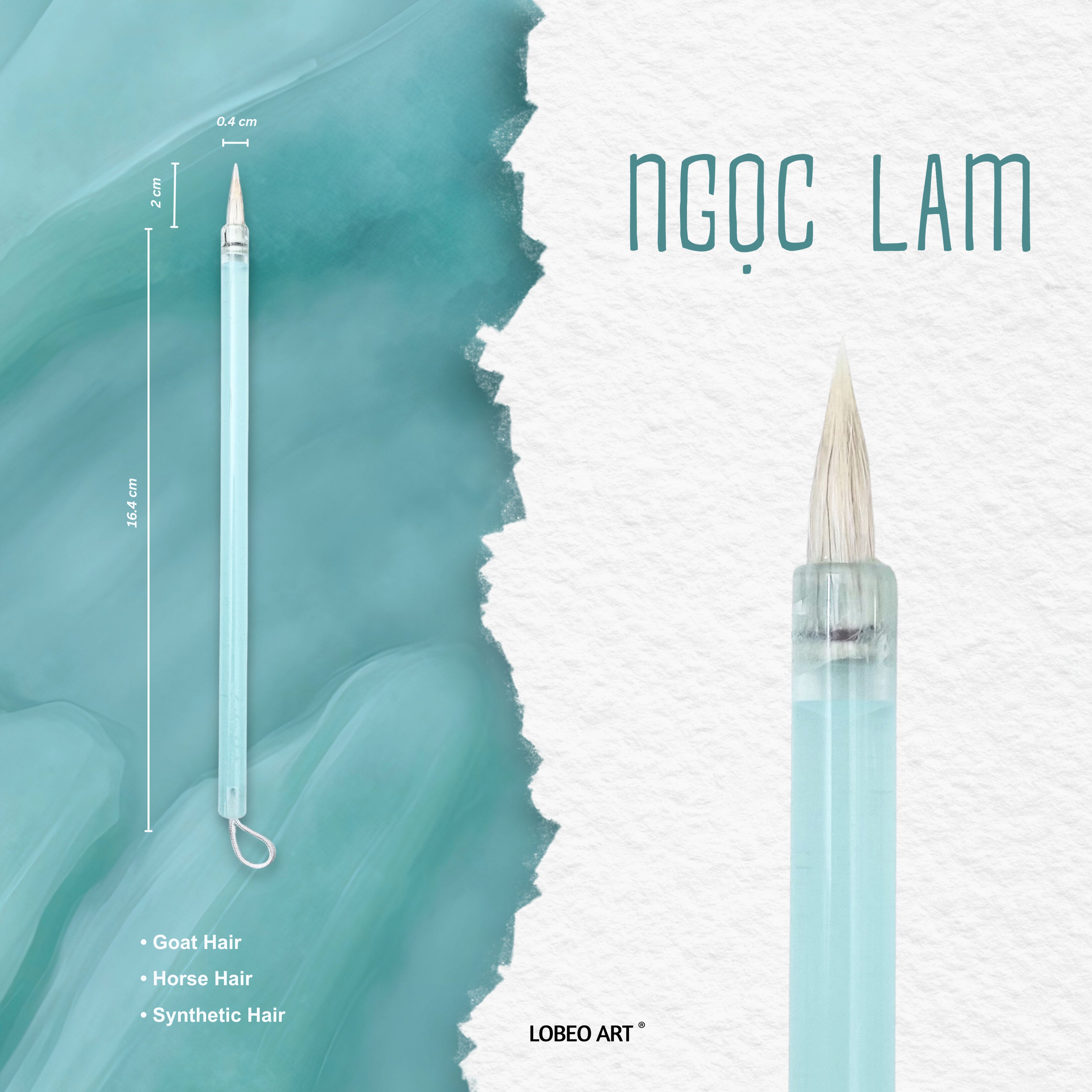 Lobeo Calligraphy Brush – Ngoc Lam LB1002 – Lobeo Art Global